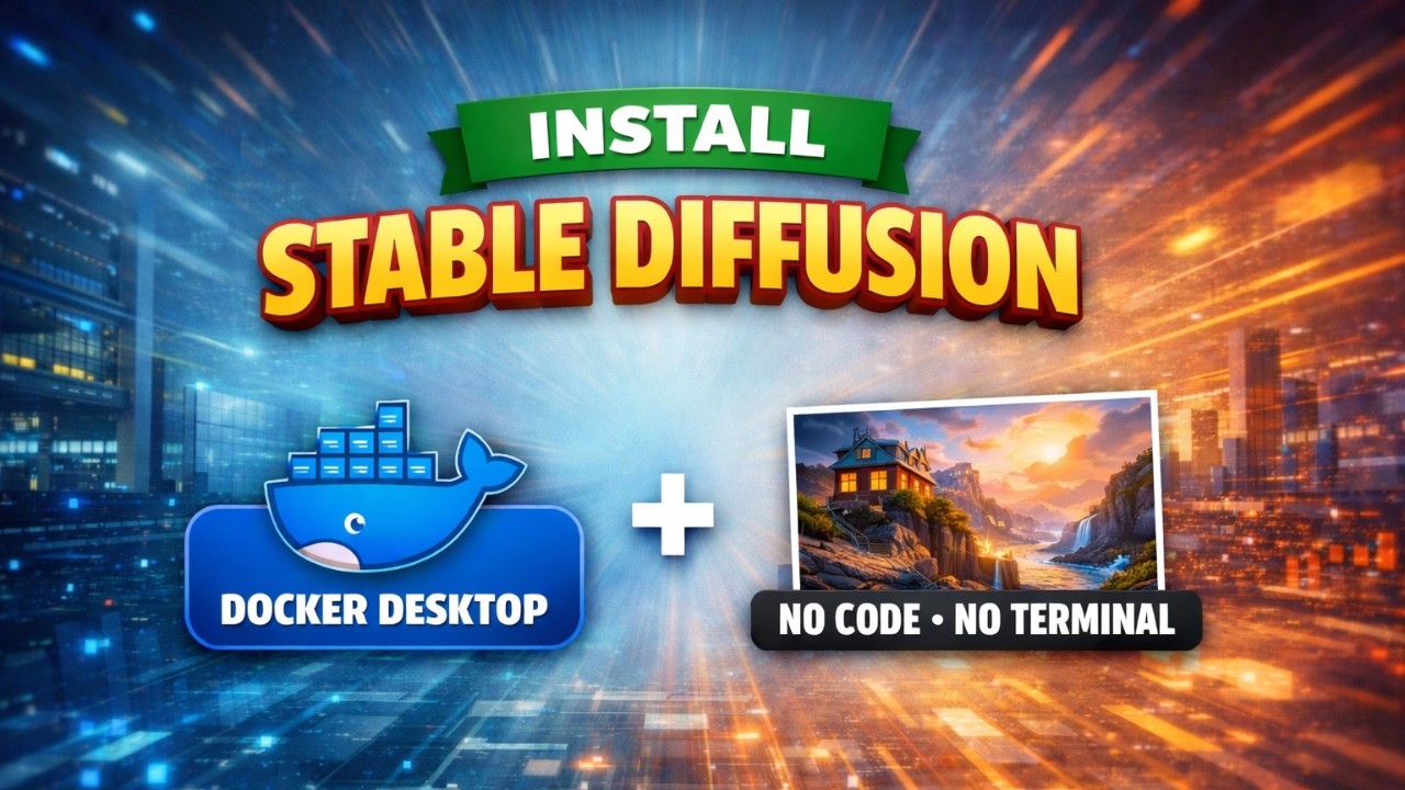 Install Stable Diffusion with Docker Desktop (No Code, Beginner Friendly)