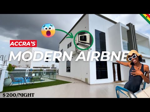 INSIDE #Accra’s Modern 4-bedroom AIRBNB for $200 per night!