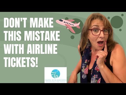 Don't make this mistake when buying airline tickets!