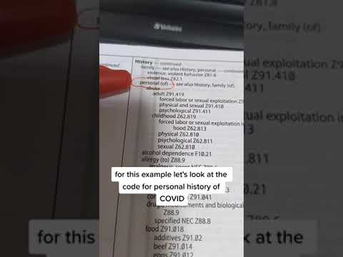 How to find the ICD-10-CM code for personal history of covid