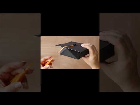 PERFECT Origami Graduation Cap in 5 Minutes