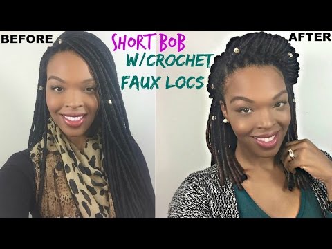 The BEST Short Bob w/ Crochet Faux Locs!!! (Janet Collection)