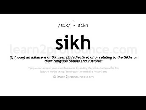 Sikh pronunciation and definition