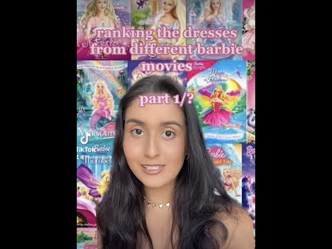 rating the dresses from different barbie movies (part 1 of ?)