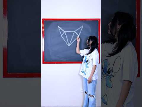 One Line Draws the entire shape , and the lines cannot overlap! Is there an answer to this question?