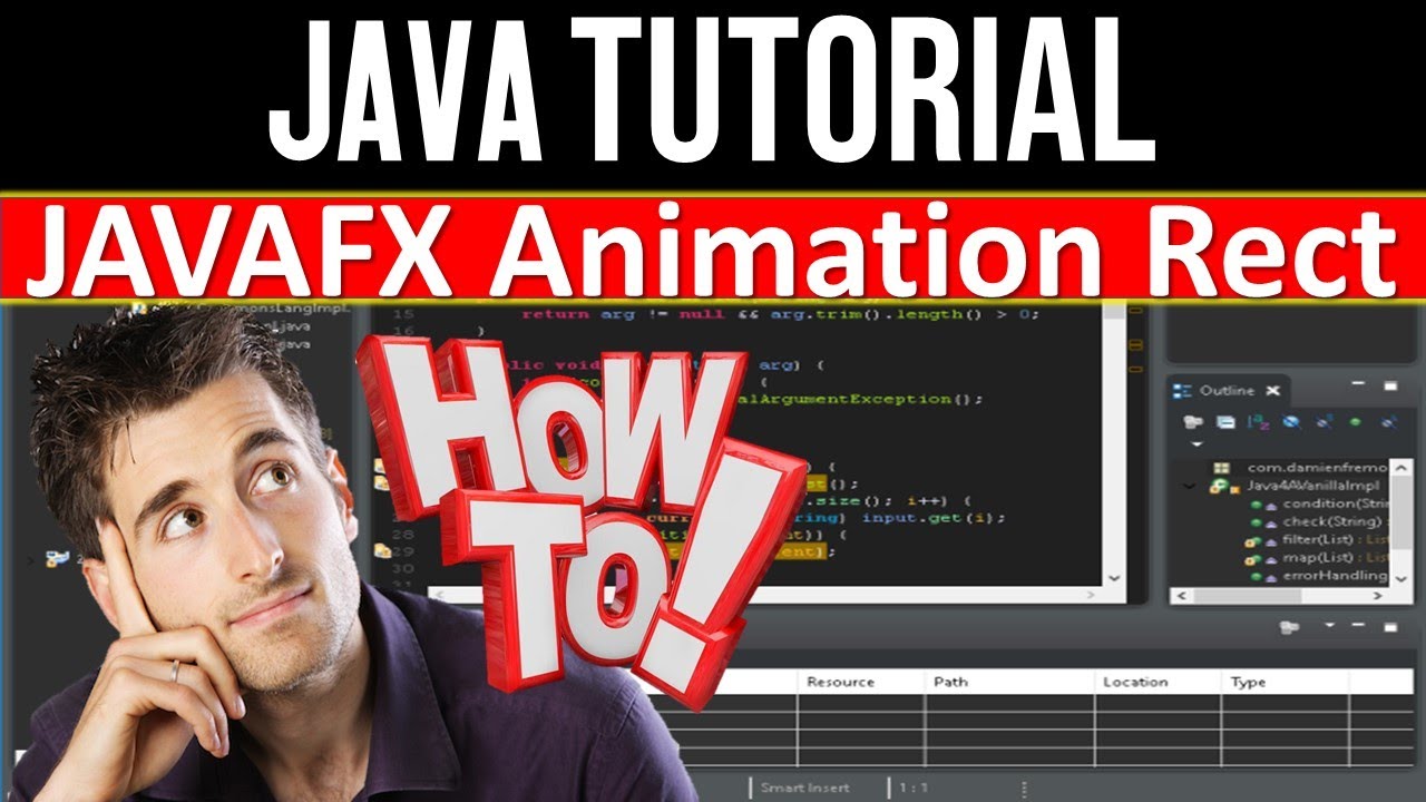 How to create Animation Rotating Rectangle in Javafx