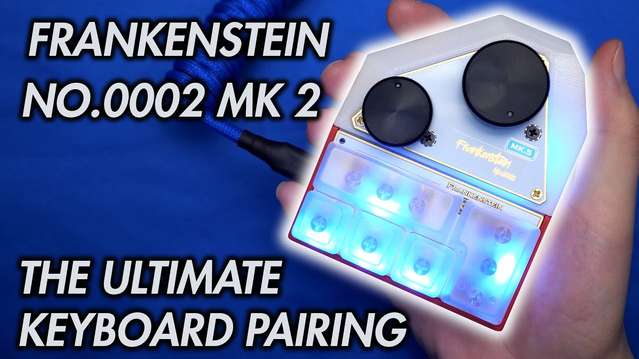 This is the COOLEST Mini Custom Keypad Ever! - Frankenstein No.0002 MK5