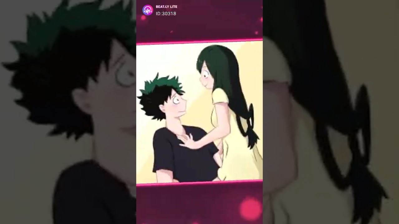 tsuyu x deku edit 😃