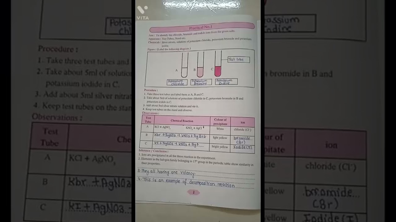 STD 10 SSC Board all answers of science journal (science - 1 , practical - 1)