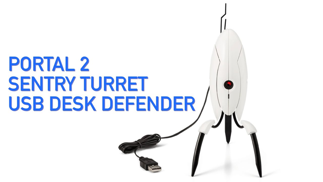 Protect Your Desk With This Adorable USB Portal Turret