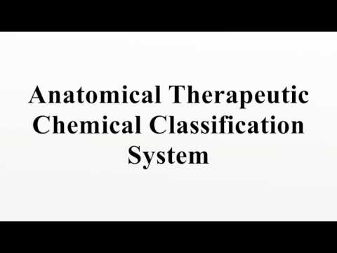 Anatomical Therapeutic Chemical Classification System