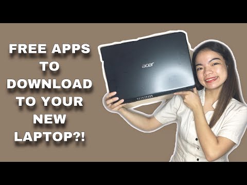 FREE APPS TO DOWNLOAD TO YOUR NEW LAPTOP + ACER ASPIRE 5 SPECS l YourTeacherJenny