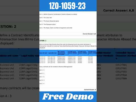 1Z0-1059-23 Certification Exam Dumps - Recent and Absolutely free