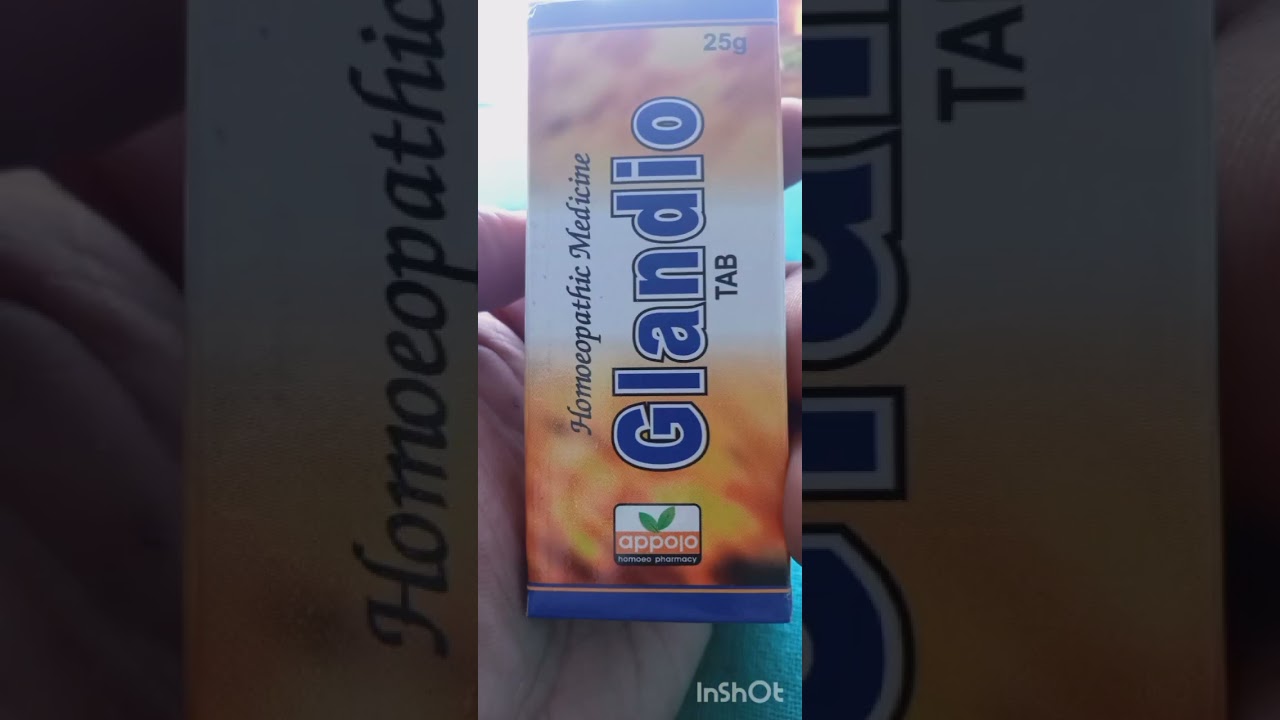 (Glandio tab) homoeopathic medicine #youtubeshorts #@shifahomiyoclinic #health