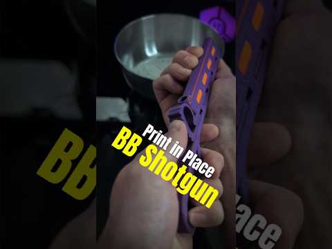 3D printed 21 shot BB toy Blaster #3dprinting #airsoft
