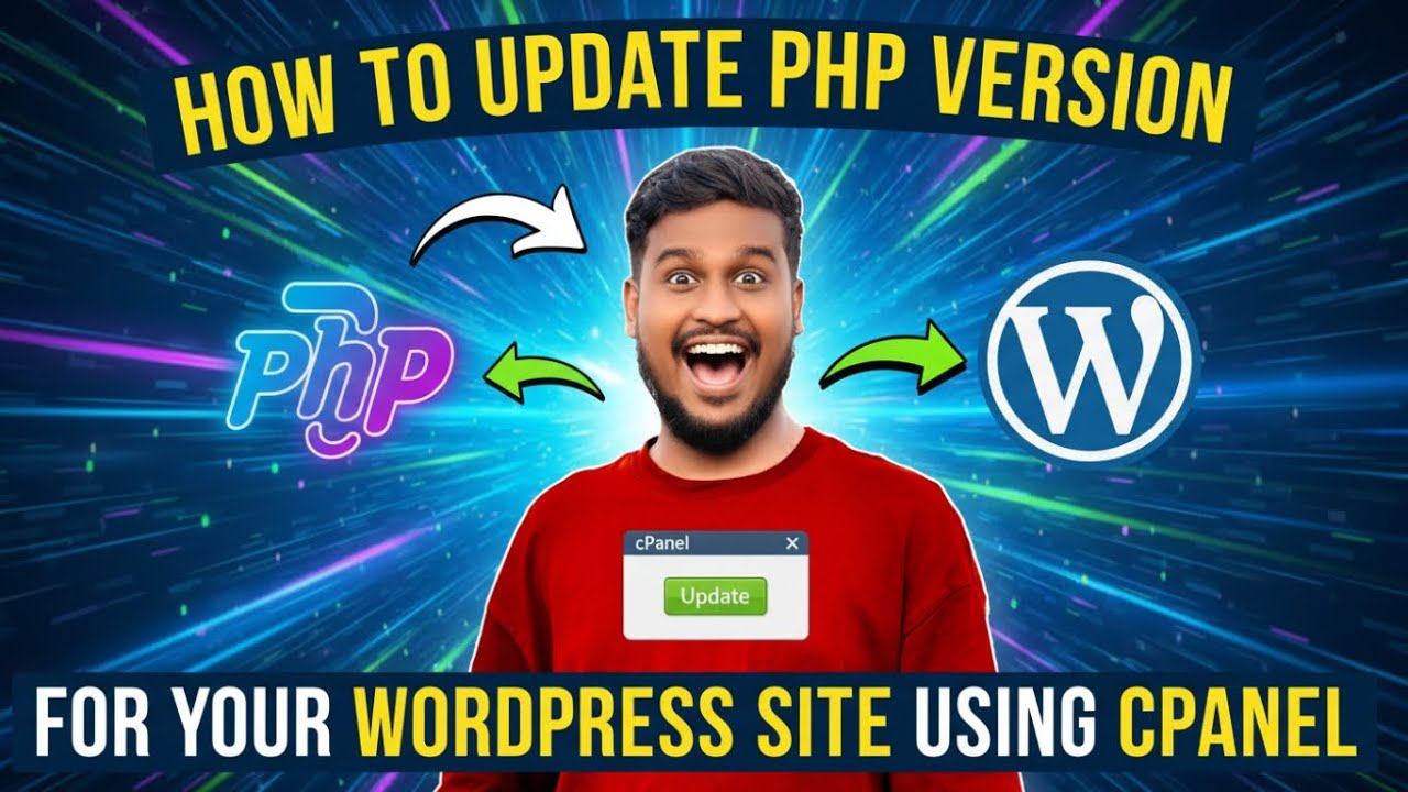 how to update PHP version for your WordPress site using cPanel