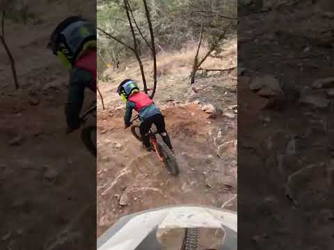 Double black Diamond sleep tight at @SpiderMountain with big drop option. #mtb
