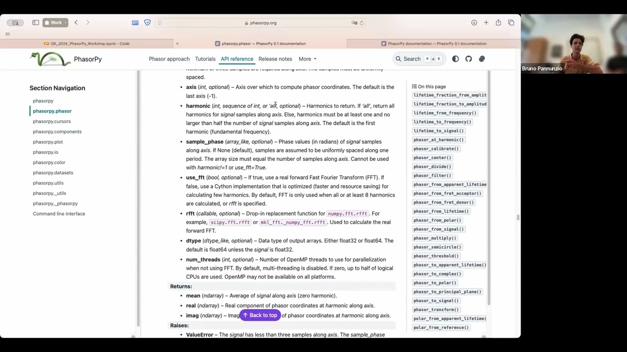 PhasorPy: an open-source Python library for the analysis of fluorescence lifetime and hyperspectral