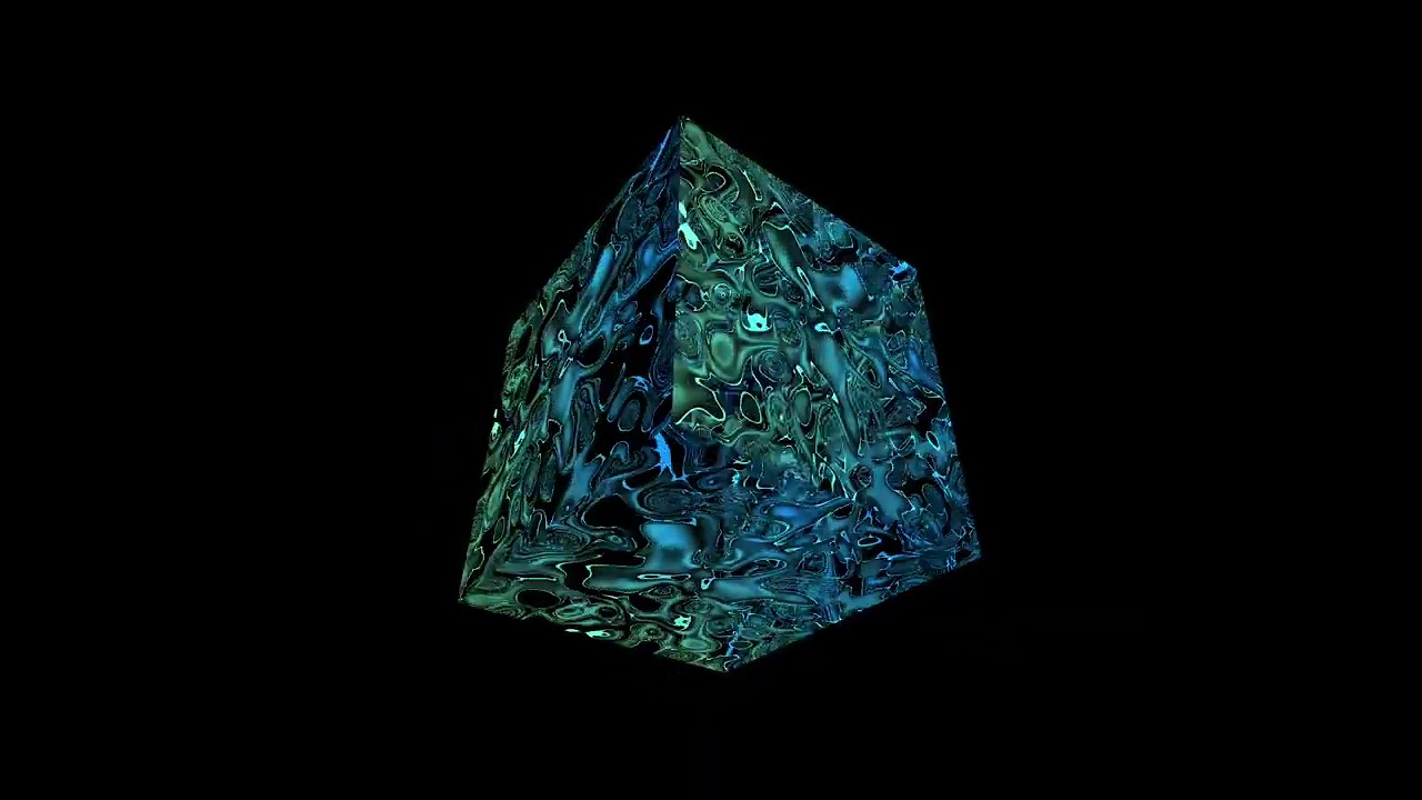 P5.JS + HYDRA 3D cube animation