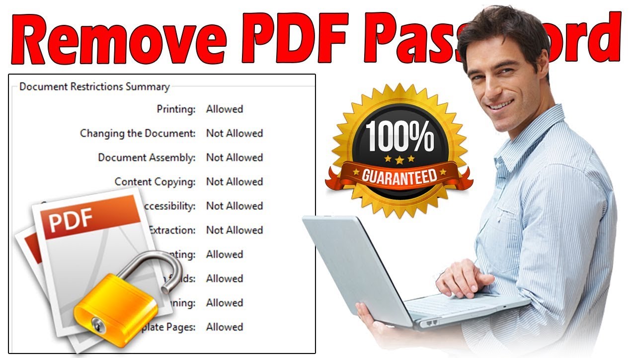 Easy, Remove L0CK P4ssw0rd PDF