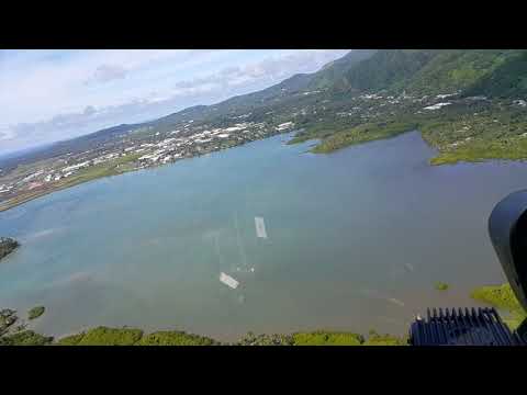 R44 flying Pago Pago, America Samoa 5/5