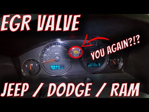 Fixing a Jeep EGR Valve - Check Engine light for code P0404 - Time for a new EGR Valve!