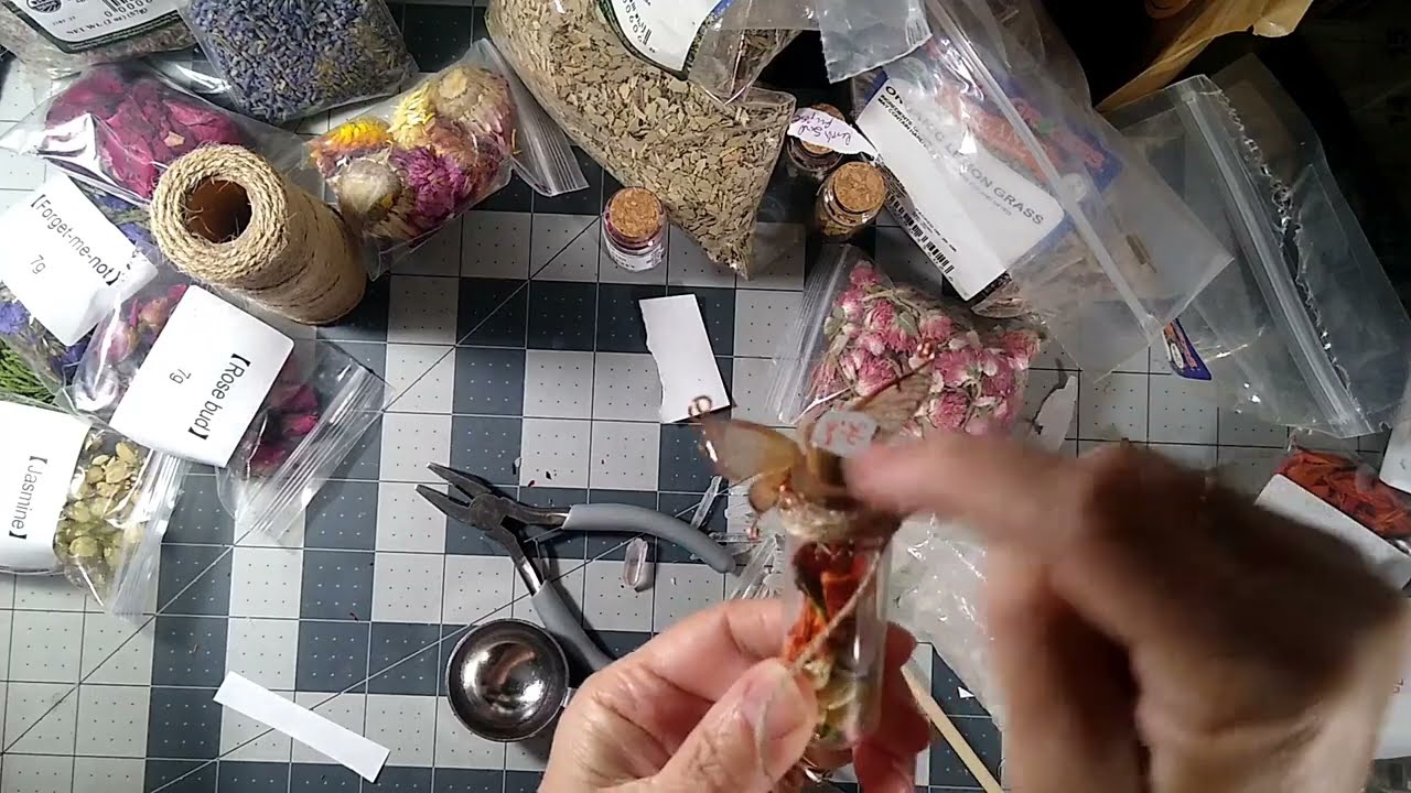 Making Potion Bottles, Pt 2, A Faerie's Apothecary