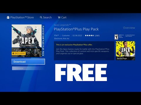 How to Get Apex Legends PlayStation Plus Play Pack for FREE | PS Plus Exclusive | PS4 | PlayStation