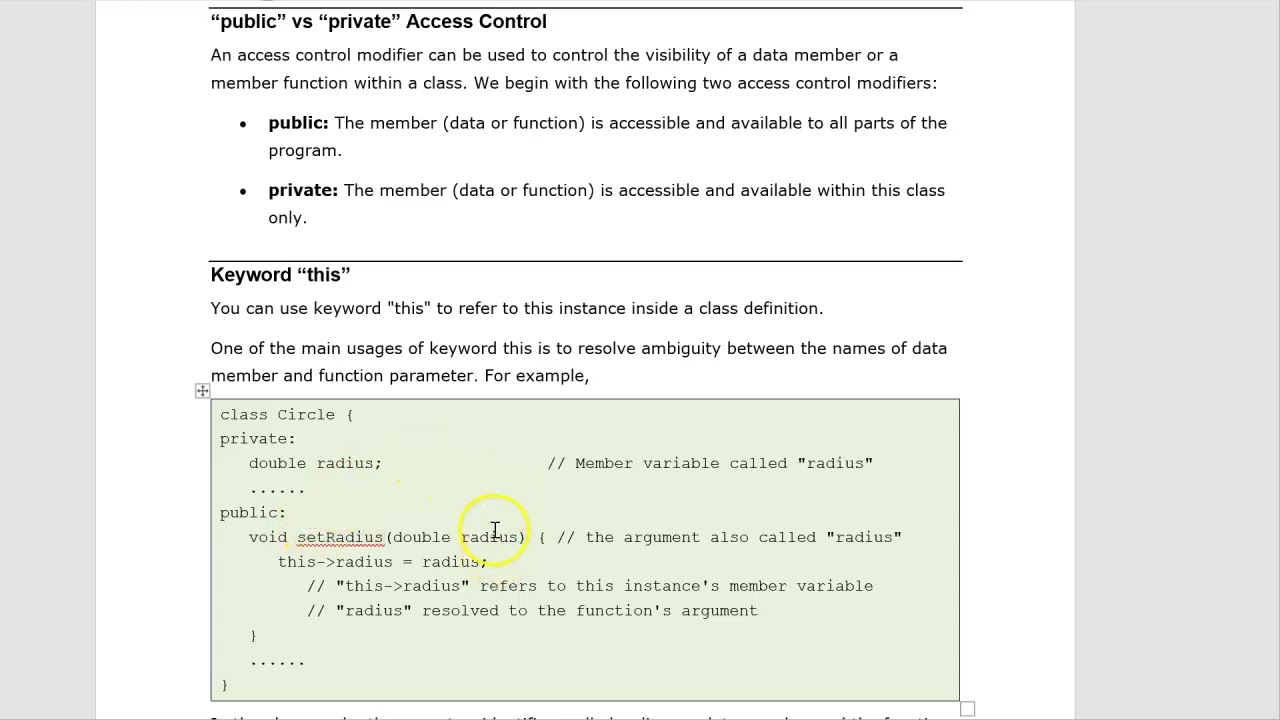Wk04 C++ Object Oriented Programming