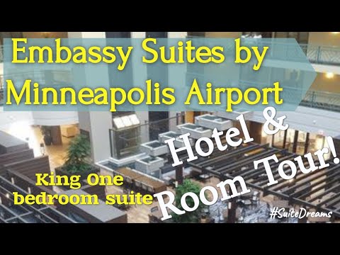 Embassy Suites Bloomington | Mall Of America | MSP Airport | King Bedroom Suite