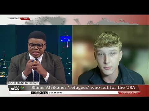 Afrikaners-USA | Pieter Kriel shares his perspective on the 49 refugees in USA