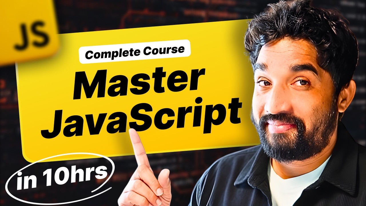 JavaScript Complete Course for Beginners - Learn JS From Scratch in Hindi