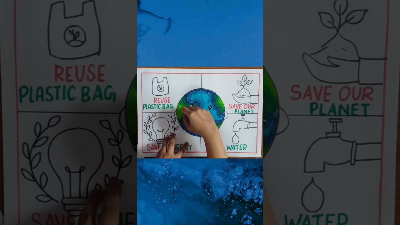 world earth day | Save earth #art #youtube #ytviral #earth #earthday #poster #posterdesign #earth