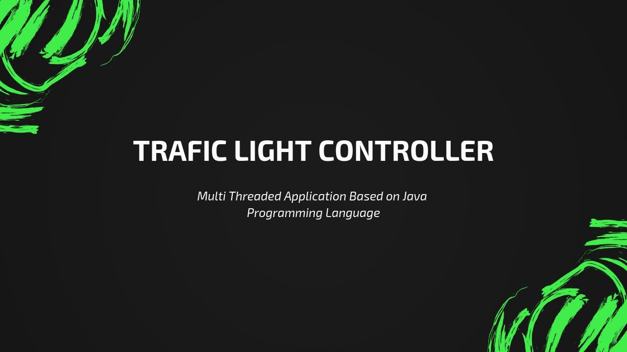 Multi Threaded Traffic Light Controller in Java