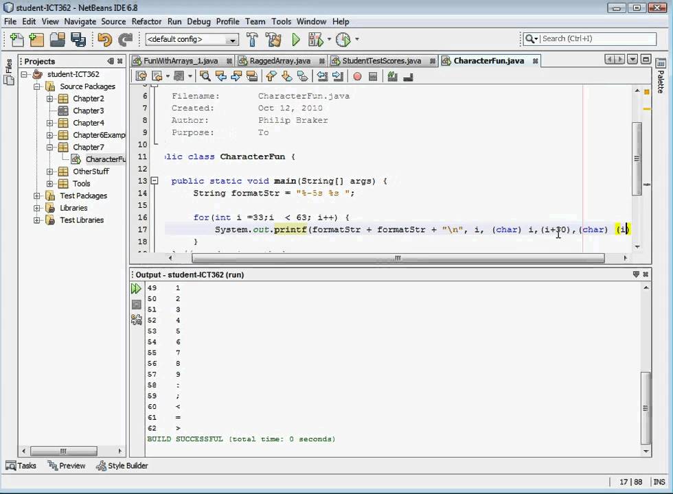 Java Programming: Characters and String Comparison