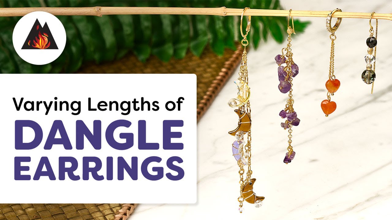 Create Interchangeable Lengths and Designing Tips for Dangle Earrings