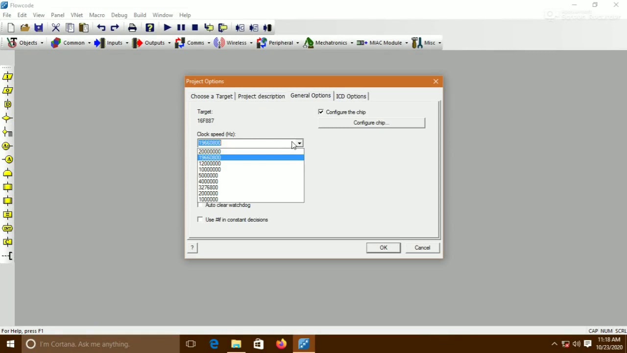 Interfaceing LCD in PIC MICROCONTROLLER using FlowCode