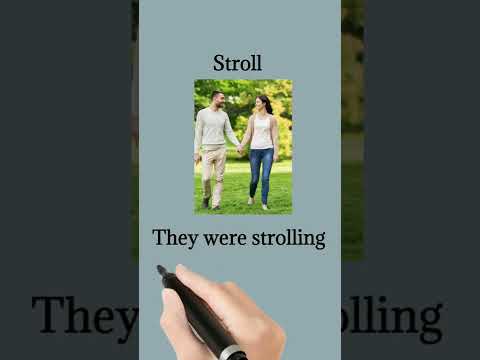Stroll, strolling meaning|do you know?#viralshorts #learnenglish