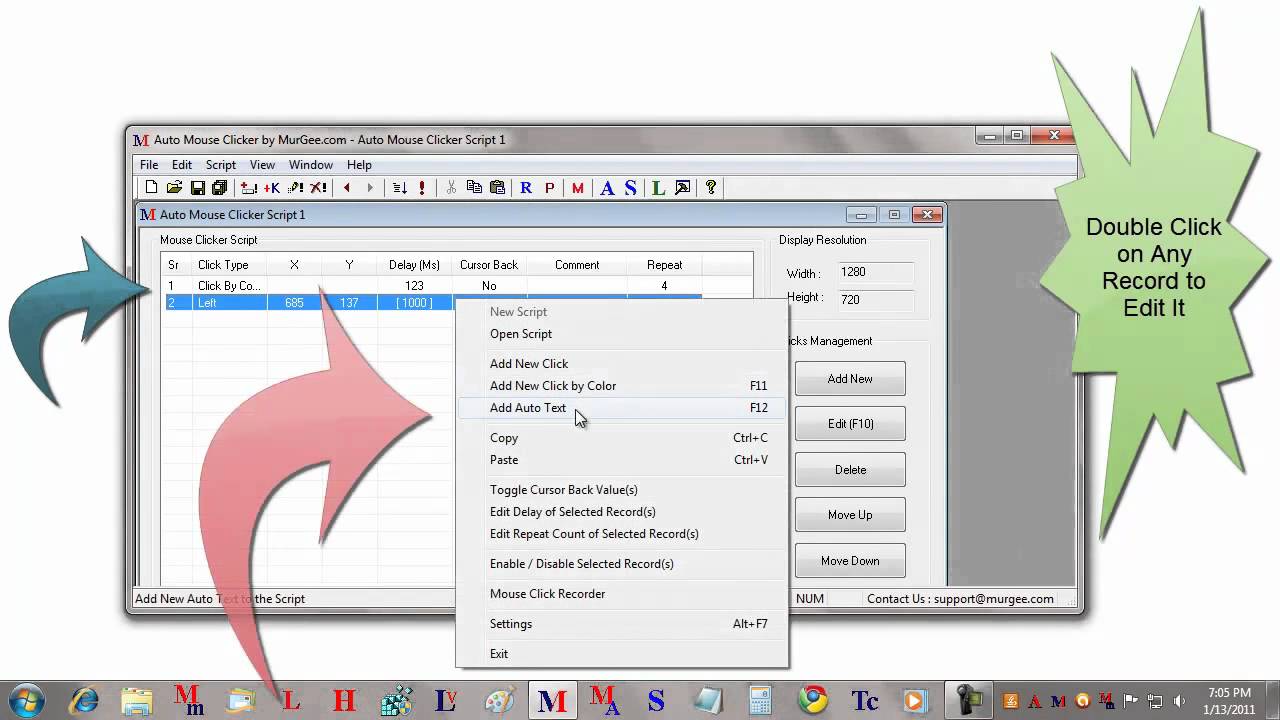 Color Clicker for Automation Testing with Mouse and Keyboard