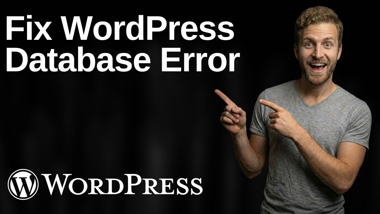 Fix WordPress Database Error (2026 Easy Guide)