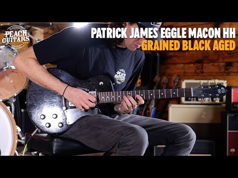 Patrick James Eggle Macon HH Grained Black Aged | Reverb