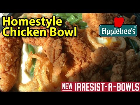 APPLEBEE'S® | Homestyle Chicken Bowl 🍗🧀 | Taste Test & Review | JKMCraveTV
