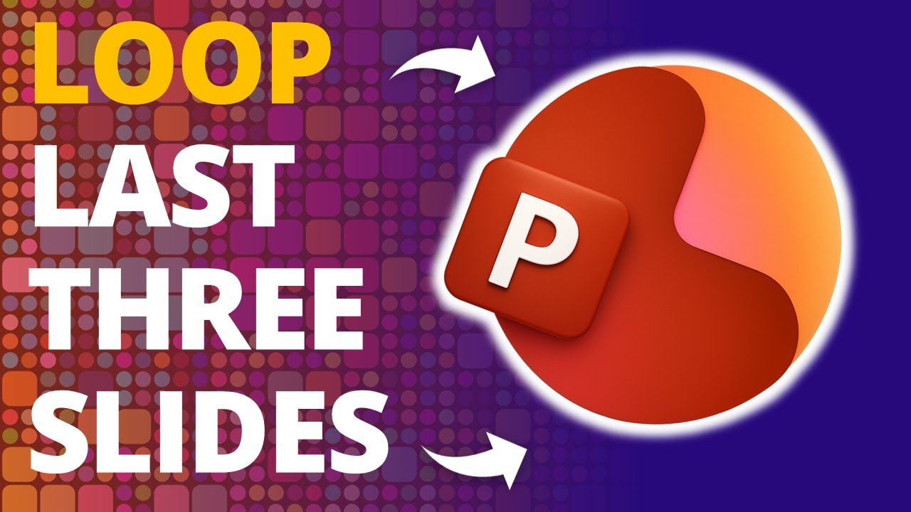 How to Loop Last Three Slides in PowerPoint 🔥 [PPT TIPS]
