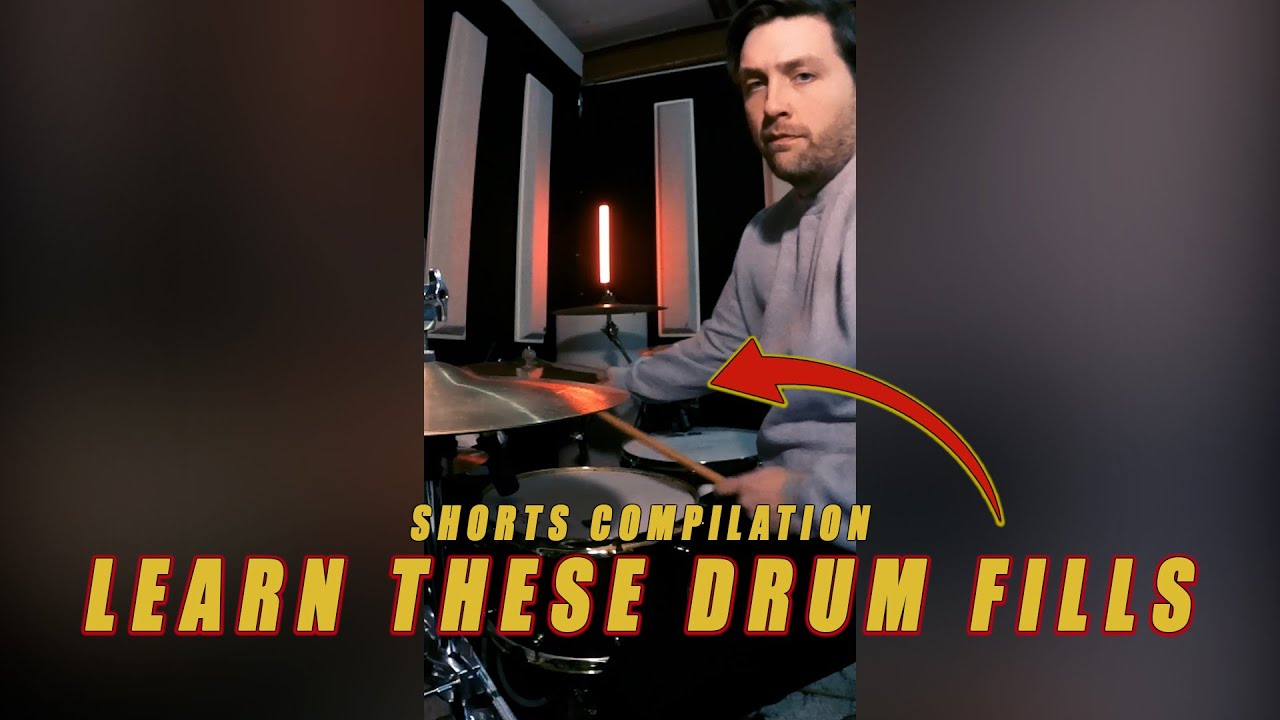 25 Drum Fill lessons - Shorts Compilation