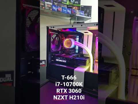 NZXT H210i / RTX 3060 / i7-10700K | T-666 gaming pc by 2 FAR ROBOTICS