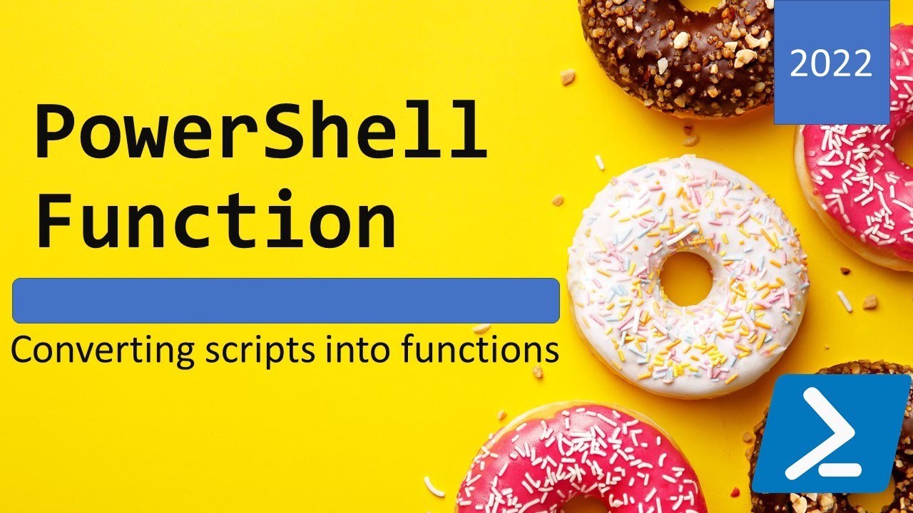 PowerShell function - converting script into function with parameters
