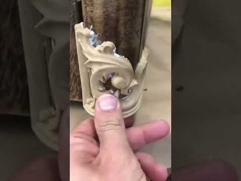 Shabby chic makeover with heat bendable mouldings by WoodUbend
