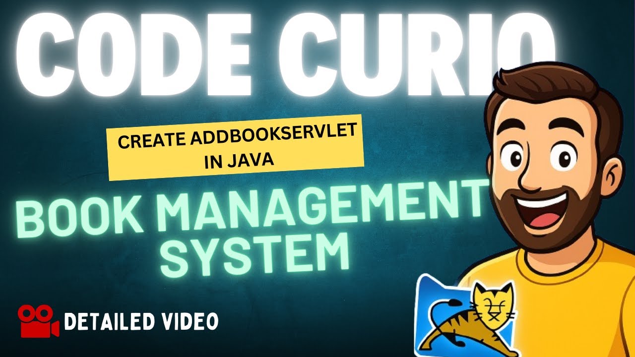 Create AddBooksServlet in java | Servlet + JSP Web Project Tutorial