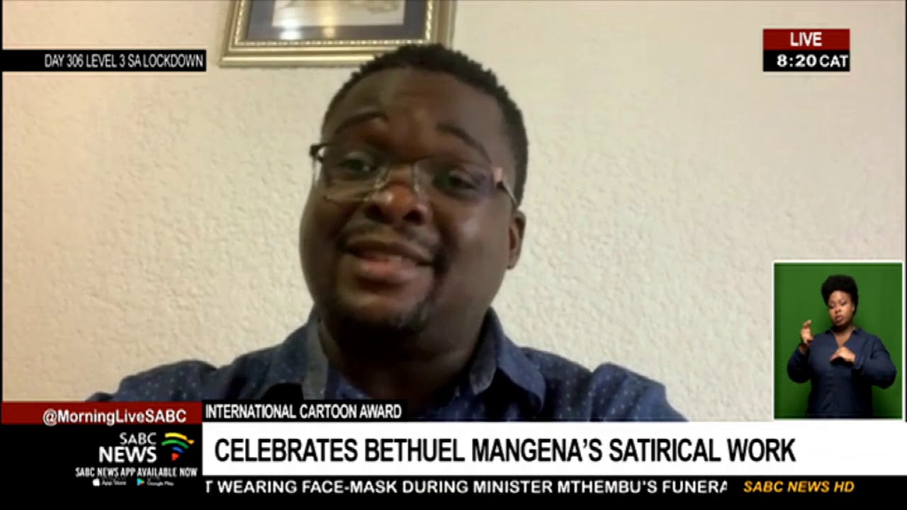 International Cartoon Award | Celebrates Bethuel Mangena's satirical work