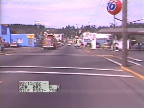 Driving On WA SR-3 North In 1982 (Shelton)